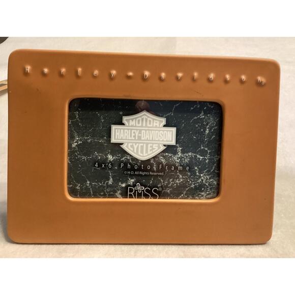 Harley-Davidson | Other | Harley Davidson Leather Look Ceramic 4x6 ...